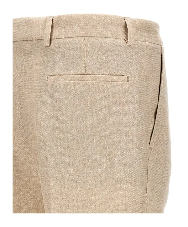 Brunello Cucinelli Tailored Pleated Trousers - Nude