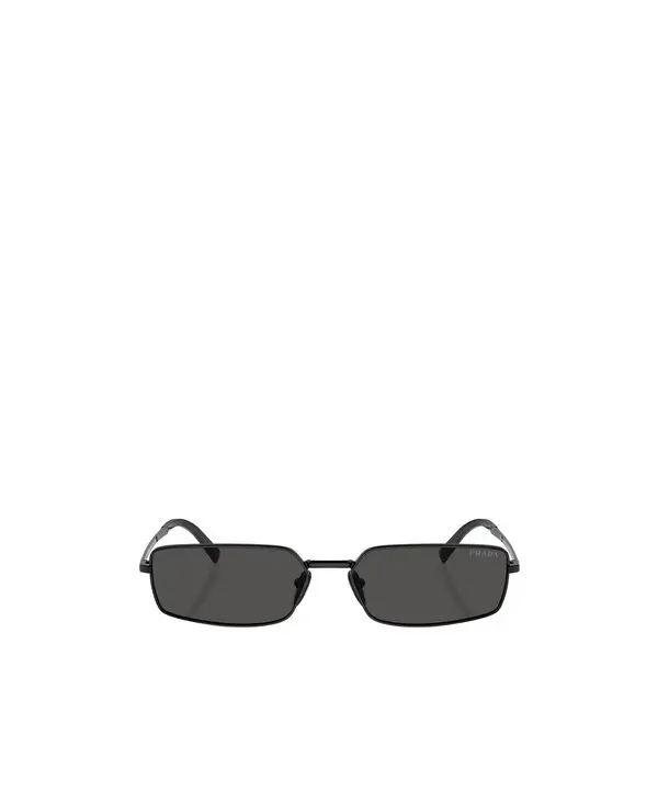 Prada Rectangular Frame Sunglasses - Black