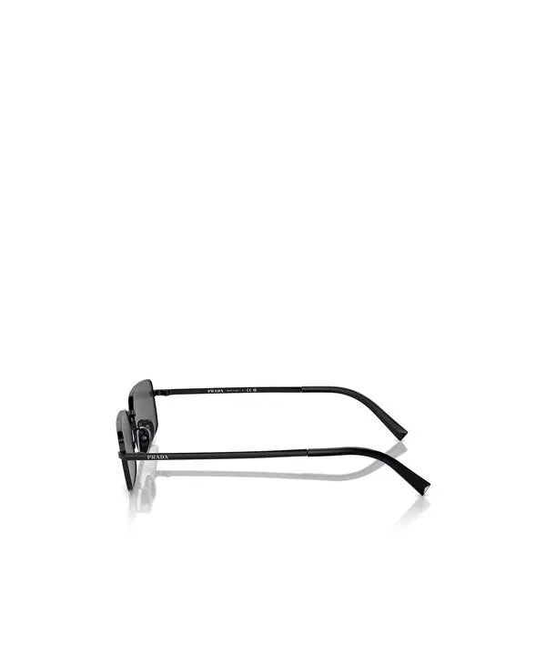 Prada Rectangular Frame Sunglasses - Black