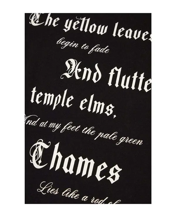 Alexander McQueen Text-printed Crewneck T-shirt