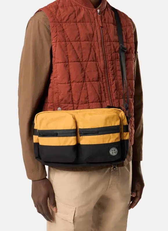 Stone Island Crossbody Bag With Zip Pockets