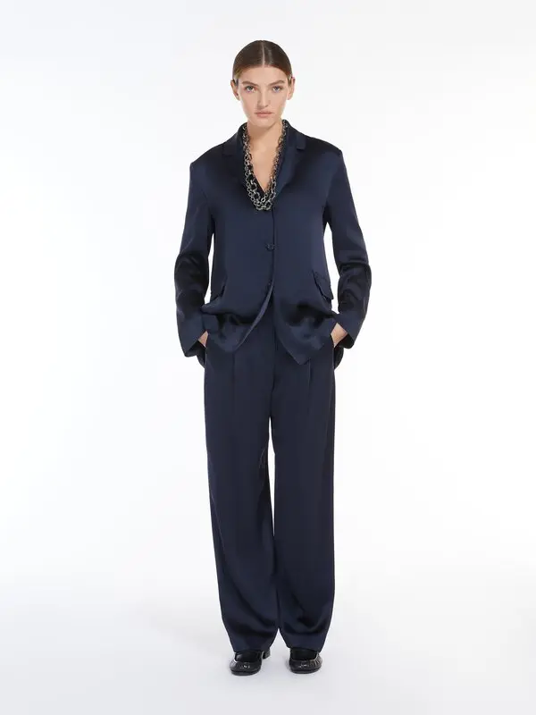 Max Mara Single-breasted Long-sleeve Jacket