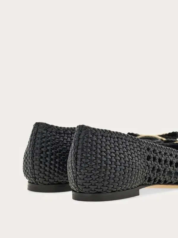FERRAGAMO Vara Buckle Ballet Flats