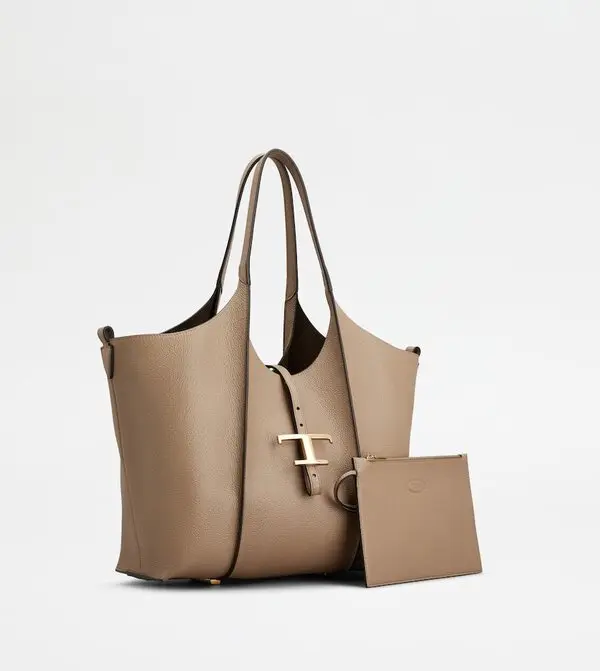 TOD'S Timeless Small Shopping Bag - Brown