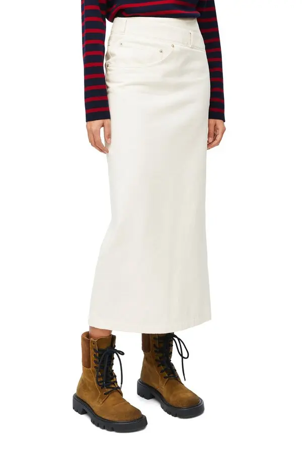 Loewe Deconstructed Denim Skirt