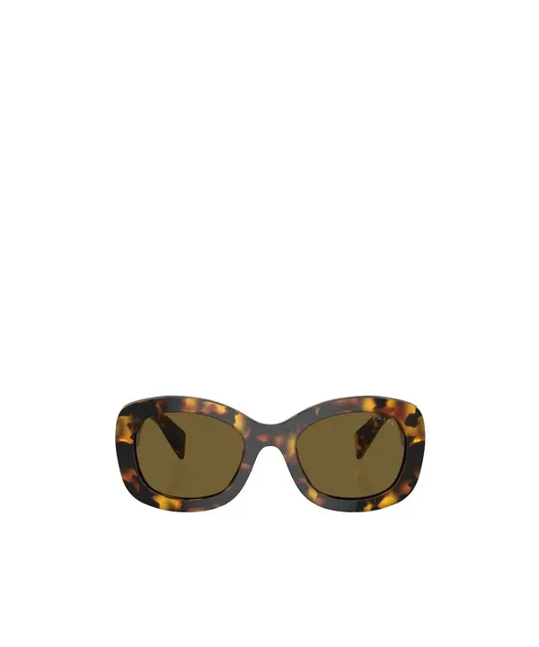 Prada Oval Frame Sunglasses - Green