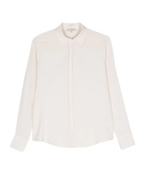 Antonelli Firenze Crepe-texture Shirt - White