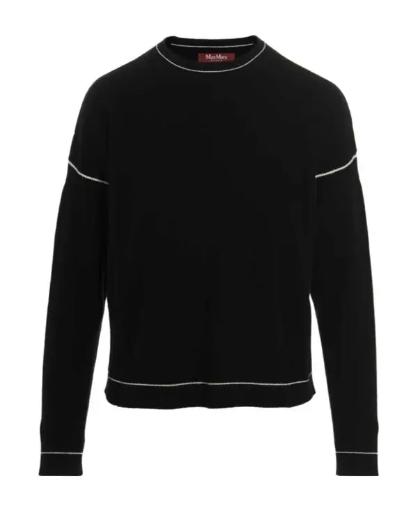 Max Mara Round Neck Long Sleeve Sweater