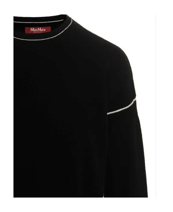 Max Mara Round Neck Long Sleeve Sweater