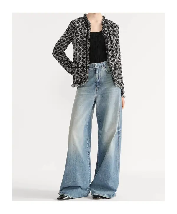 Dior Wide-leg Jeans - Gray