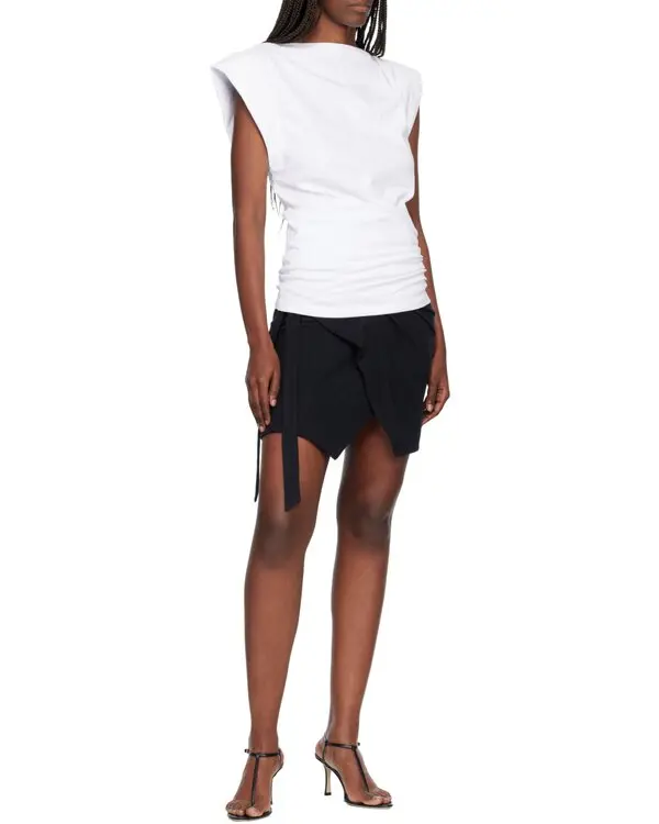 Isabel Marant Étoile Maisan" Cap Sleeve Top - White