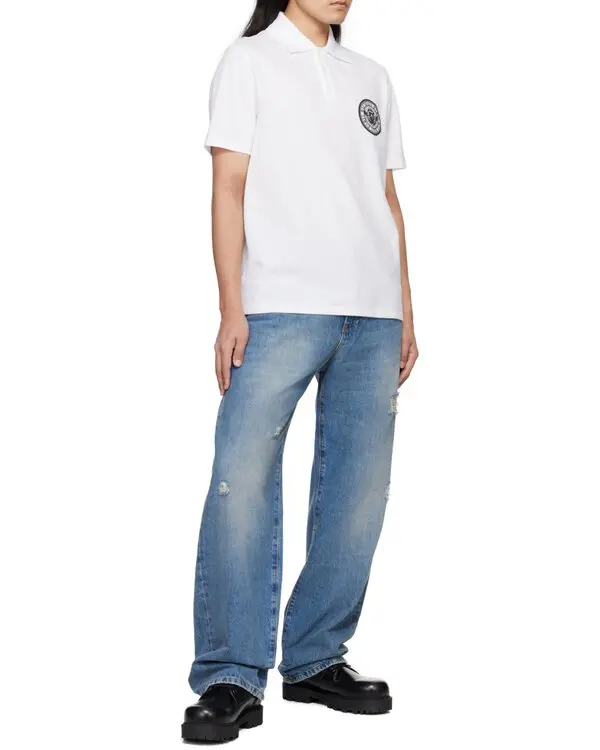 Balmain Distressed Loose-fit Jeans