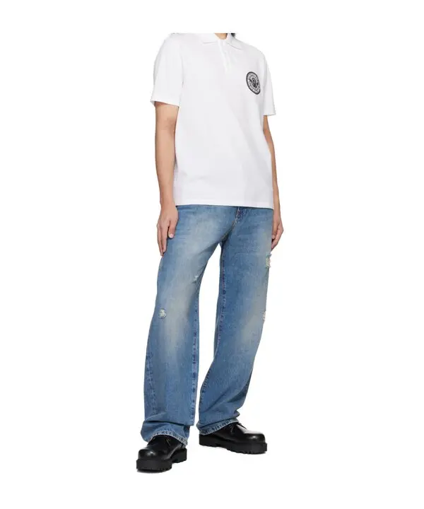 Balmain Distressed Loose-fit Jeans