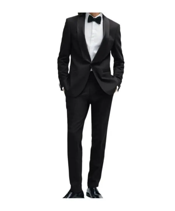 Hugo Boss Long-sleeved Suit Coat Slim Trousers
