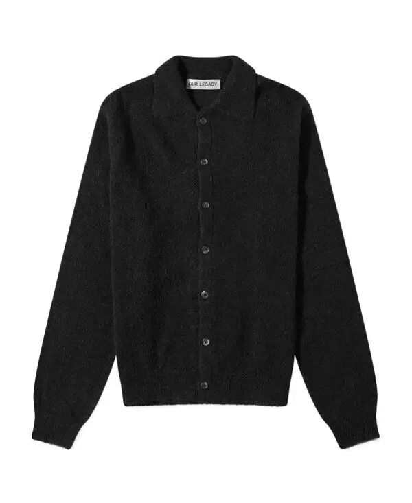 Our Legacy Evening Polo Cardigan - Black
