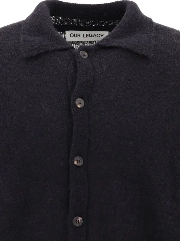 Our Legacy Evening Polo Cardigan - Black