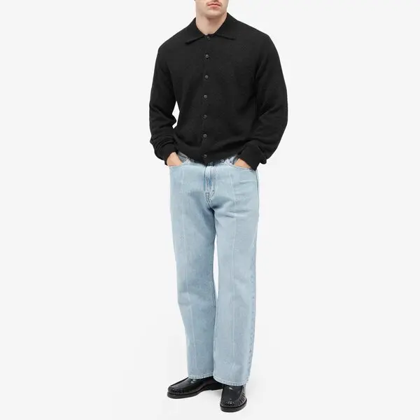Our Legacy Evening Polo Cardigan - Black