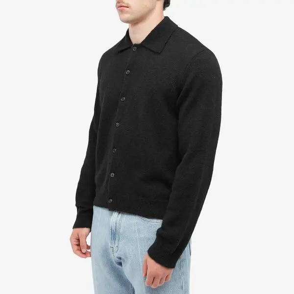 Our Legacy Evening Polo Cardigan - Black
