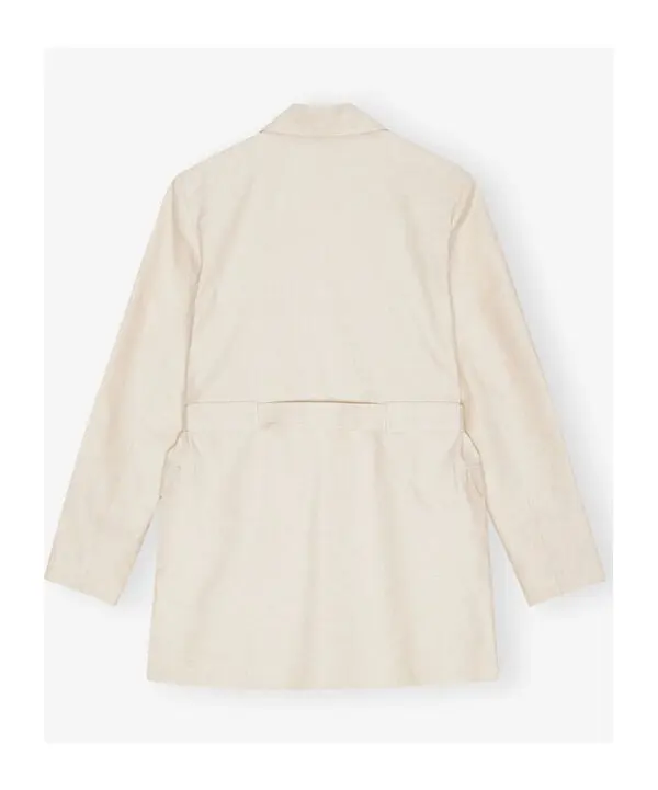 GANNI Belted Tailored Blazer - No