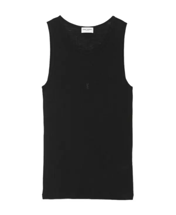 Saint Laurent Cassandre Sleeveless Tank Top
