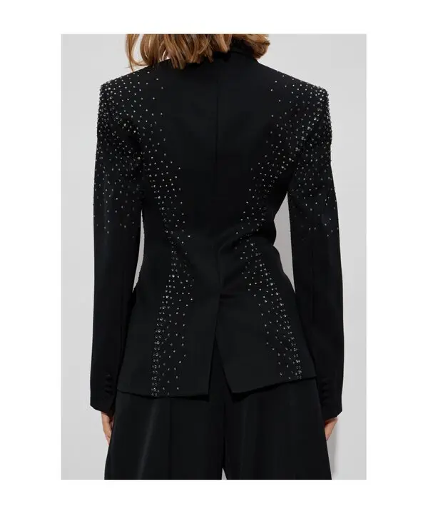 Attico Embellished Single-breasted Blazer