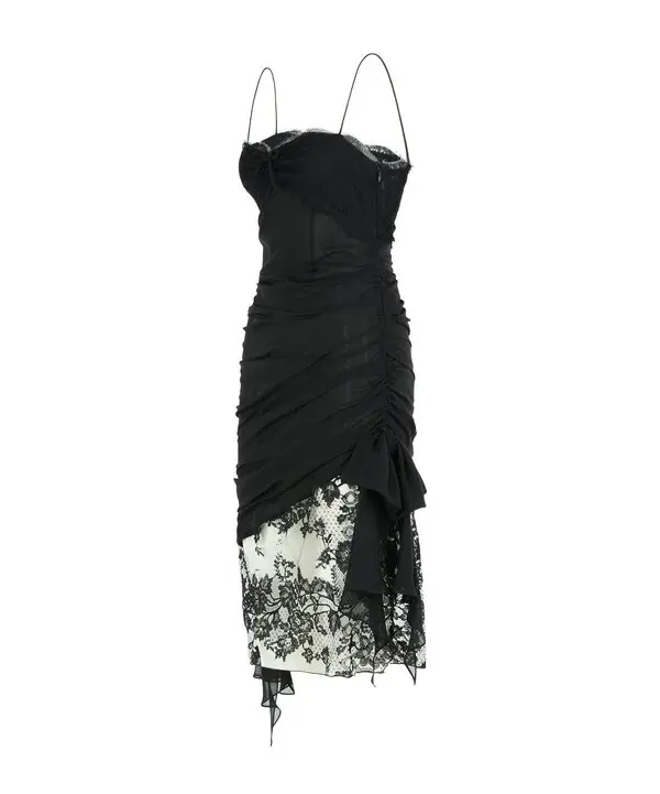 Alessandra Rich Silk Mini Dress