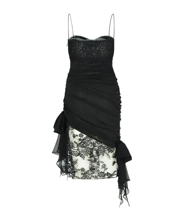 Alessandra Rich Silk Mini Dress