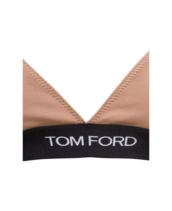 TOM FORD Logo Band Bralette - Nude