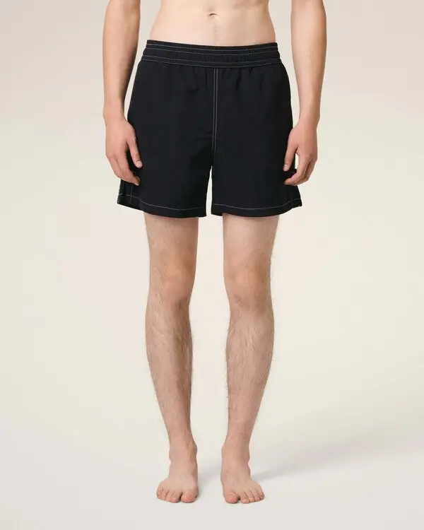AMI Paris De Coeur Beach Shorts