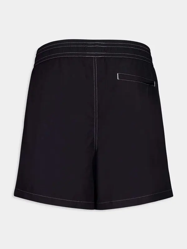AMI Paris De Coeur Beach Shorts