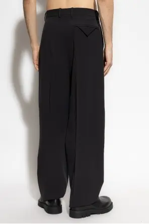 Bottega Veneta Tailored Straight-leg Trousers - Black