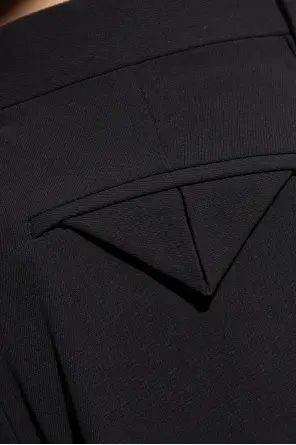Bottega Veneta Tailored Straight-leg Trousers - Black