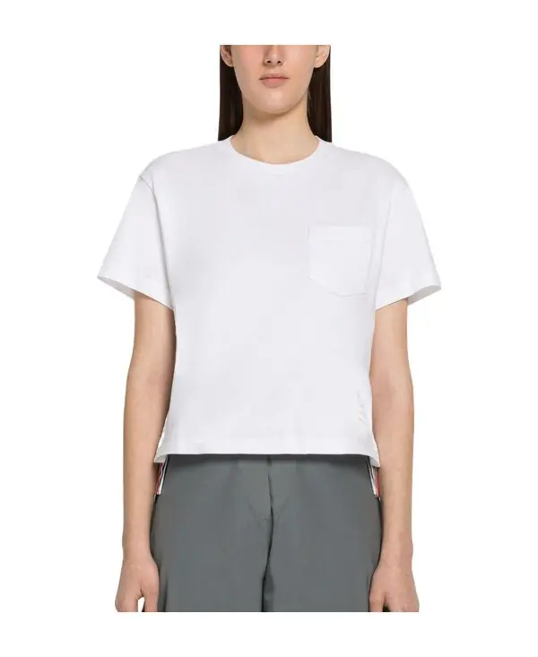 Thom Browne Rwb Logo Patch T-shirt