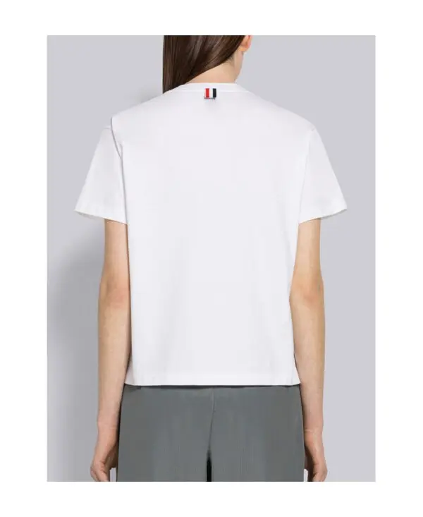 Thom Browne Rwb Logo Patch T-shirt