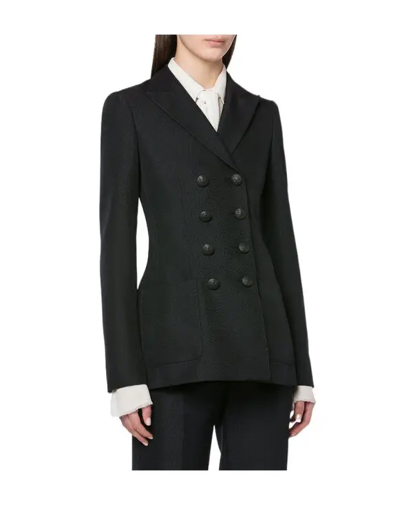 Philosophy Di Lorenzo Serafini Double-breasted Long-sleeved Blazer