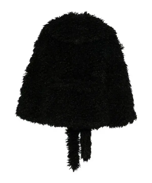 ROTATE BY BIRGER CHRISTENSEN Oversized Coat - Black