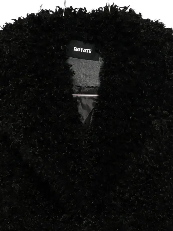 ROTATE BY BIRGER CHRISTENSEN Oversized Coat - Black