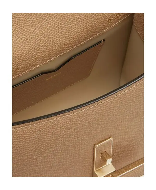 VALEXTRA Iside Foldover Micro Tote Bag - Nude