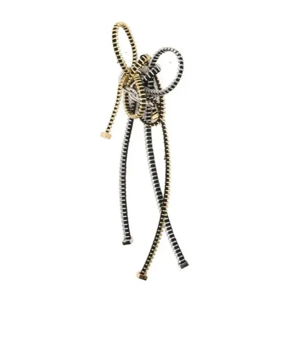 JEAN PAUL GAULTIER Zipper Embellished Single Earring - Multicolor