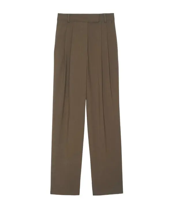 THE FRANKIE SHOP Bea Pleated Tailored Pants