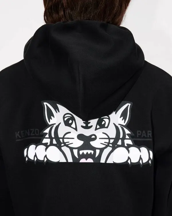Kenzo Happy Tiger Zipped Hoodie