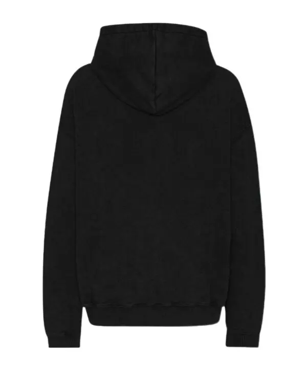 ROTATE BY BIRGER CHRISTENSEN Embroidered Logo Oversized Hoodie - Black