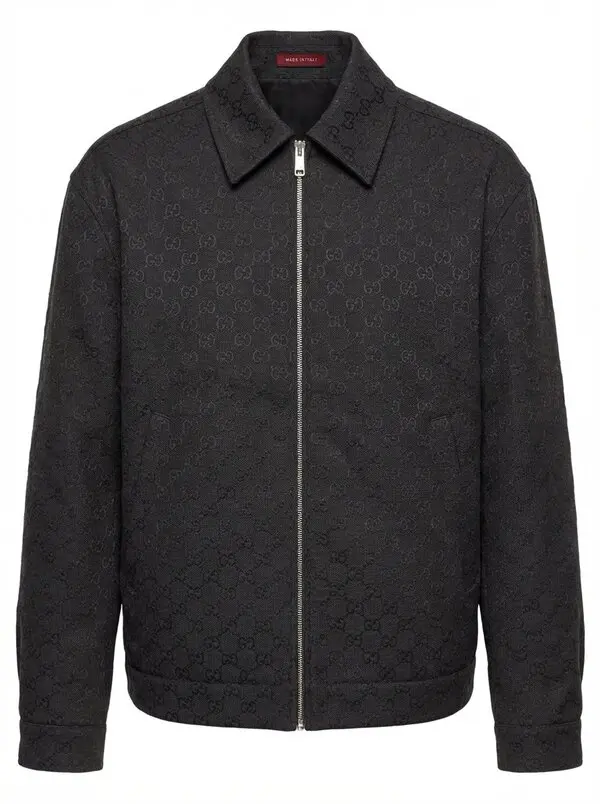 Gucci Reversible Gg Canvas And Nylon Jacket