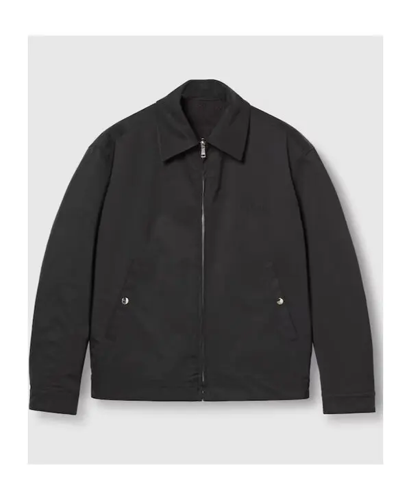 Gucci Reversible Gg Canvas And Nylon Jacket