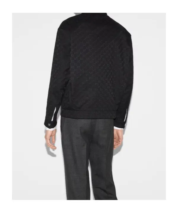 Gucci Reversible Gg Canvas And Nylon Jacket