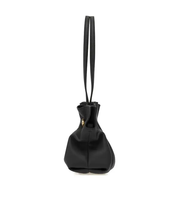 FERRAGAMO Small Gancini Shoulder Bag - Black