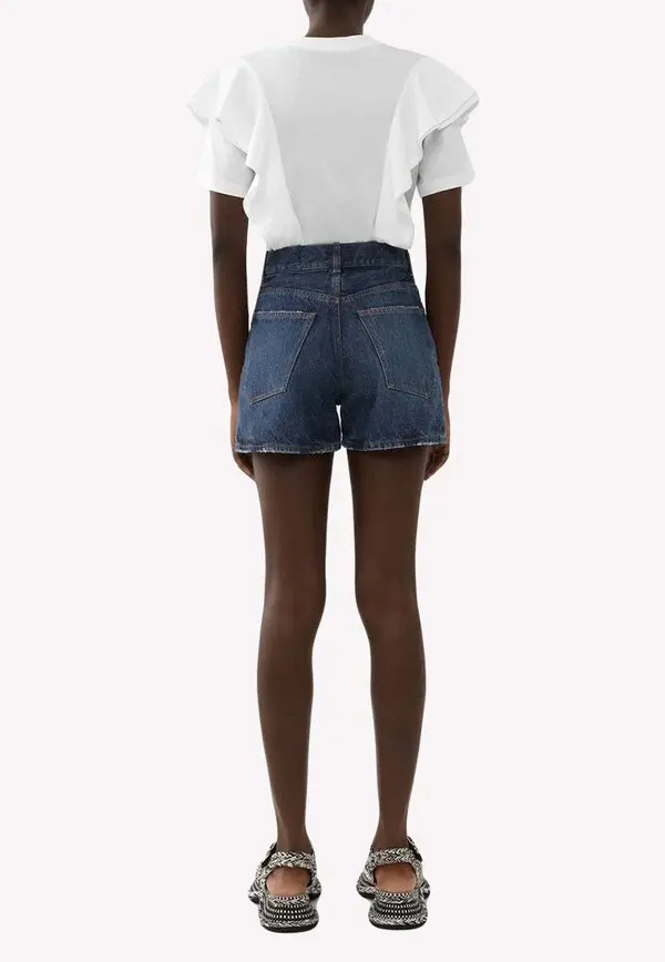 Chloé Ruffled Crewneck Short-sleeved T-shirt