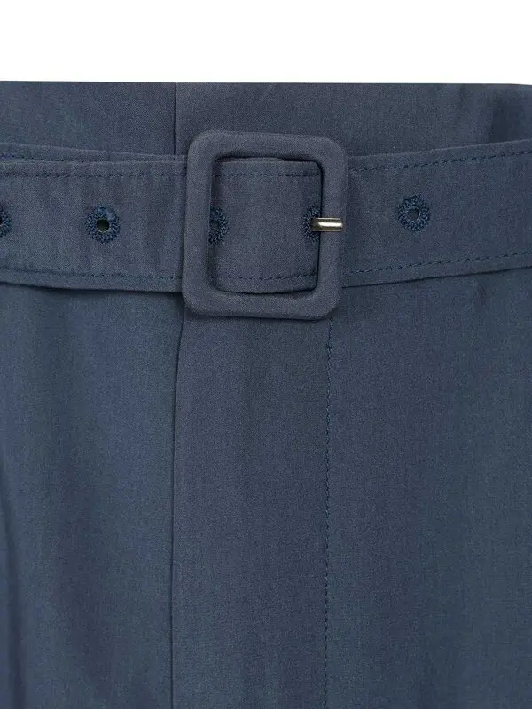 Saint Laurent Belted Slim-fit Tailored Trousers - No