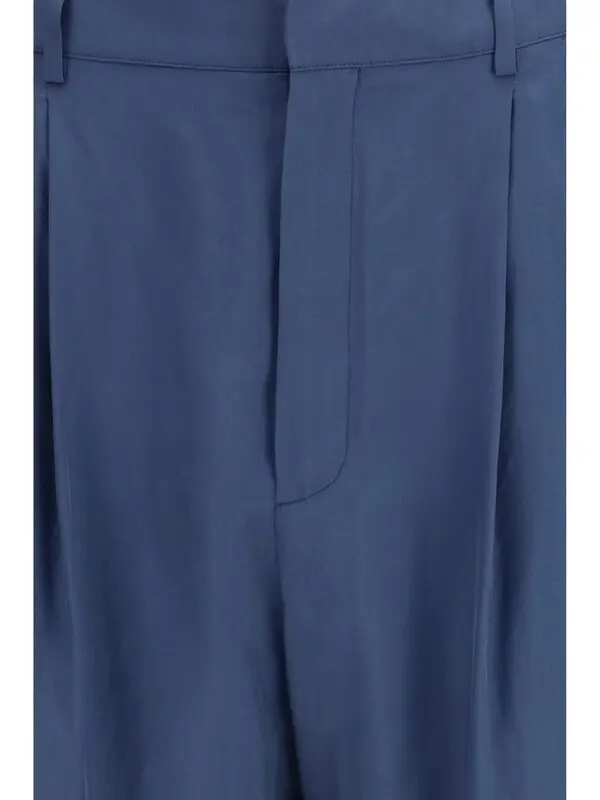 Saint Laurent Belted Slim-fit Tailored Trousers - No