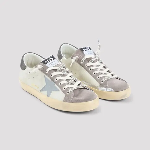 GOLDEN GOOSE Super Star Lace-up Sneakers - White